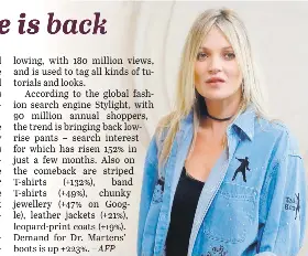 Indie sleaze: Moss’ signature style is back - PressReader