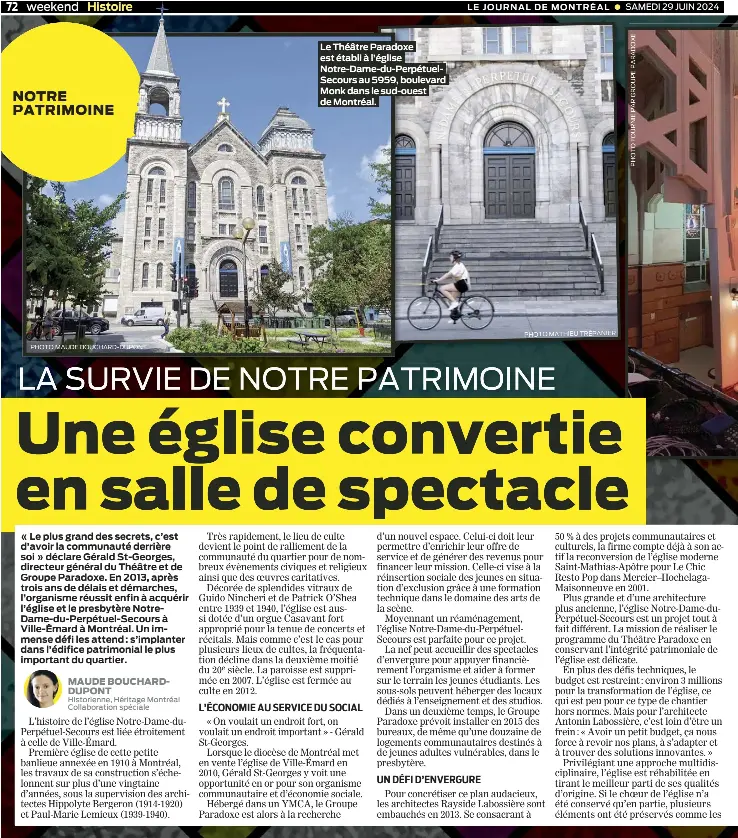Une église convertie en salle de spectacle - PressReader
