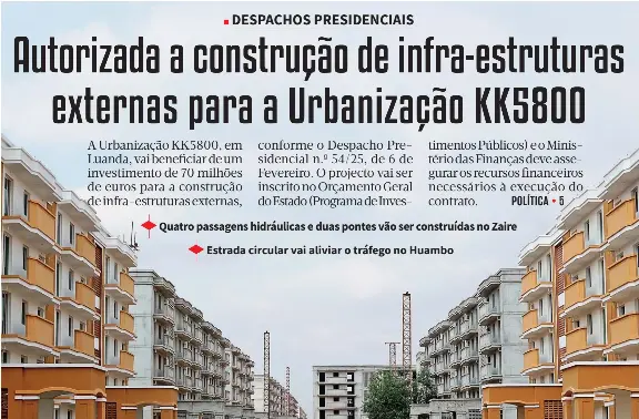 Autorizada a construção de infra-estruturas externas para a Urbanizaçã ...