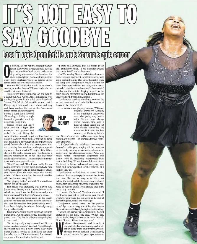 IT’S NOT EASY TO SAY GOODBYE - PressReader