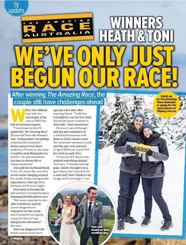 WE’VE ONLY JUST BEGUN OUR RACE! - PressReader