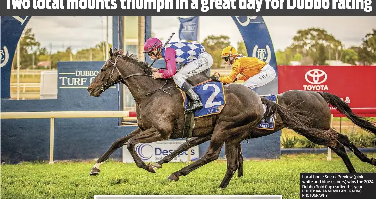 Two local mounts triumph in a great day for Dubbo racing - PressReader