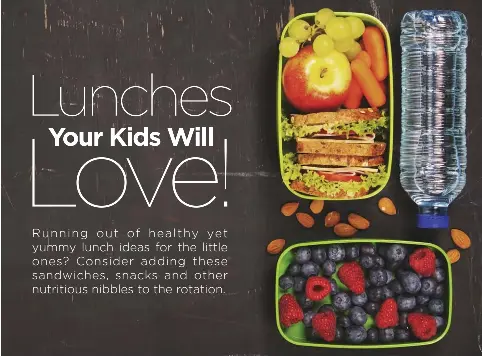 Kid Kibble: Healthy lunch-box ideas - PressReader