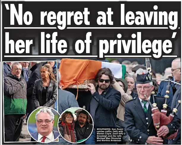 ‘No regret at leaving her life of privilege’ - PressReader