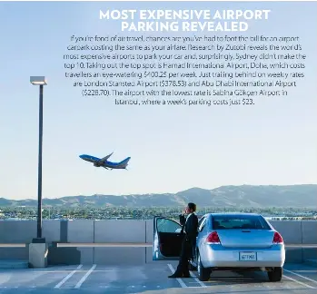 MOST EXPENSIVE AIRPORT PARKING REVEALED - PressReader