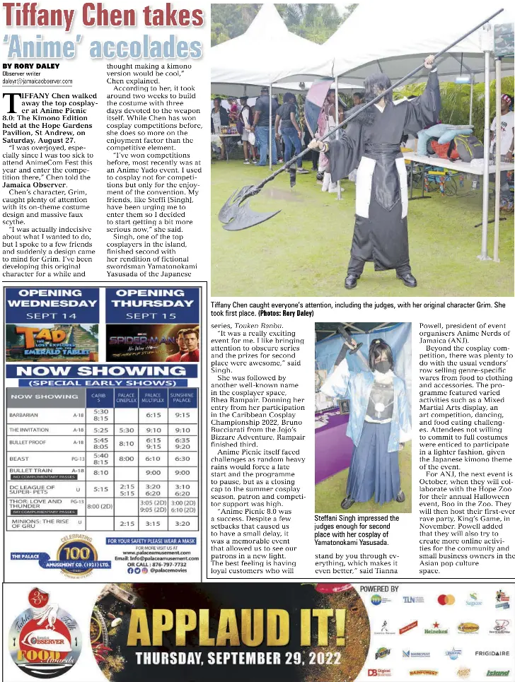 Tiffany Chen takes ‘Anime’ accolades - PressReader