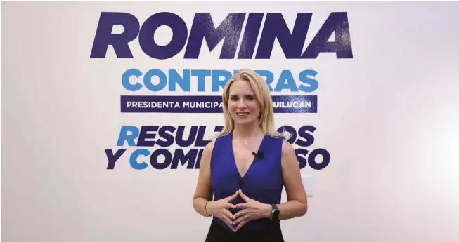 SEGUIRÉ TRABAJANDO SIN DESCANSO PARA QUE HUIXQUILUC­AN SIGA AVANZANDO: ROMINA CONTRERAS ...