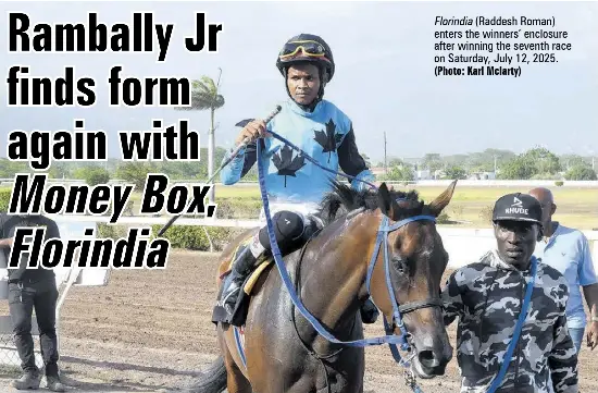 Rambally Jr finds form again with Money Box, Florindia - PressReader