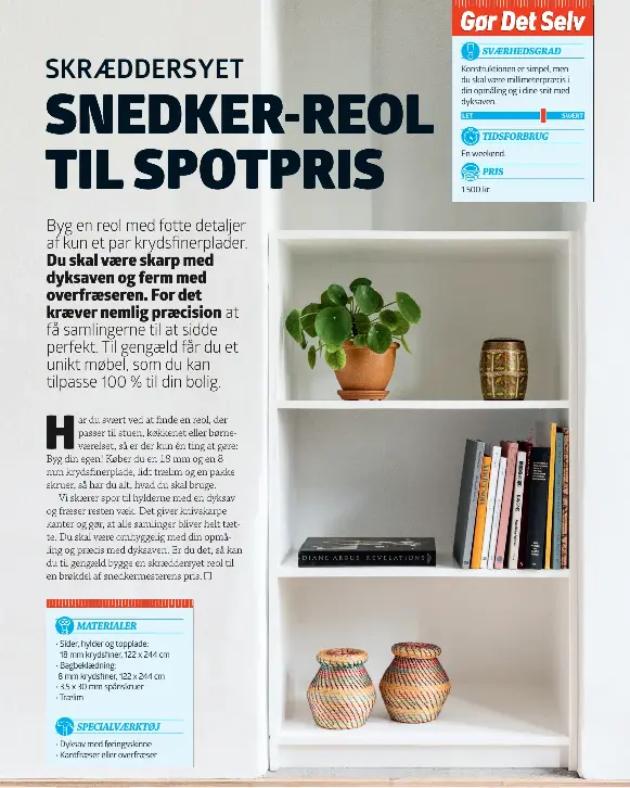 SNEDKER-REOL TIL SPOTPRIS - PressReader