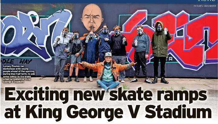 Exciting new skate ramps at King George V Stadium - PressReader