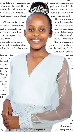 Botswana’s Hope on global stage - PressReader