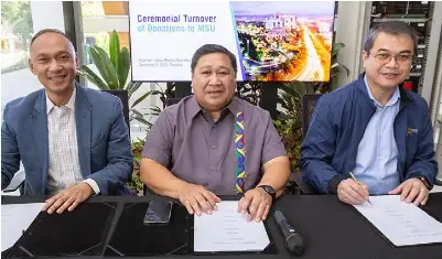 MSU receives Meralco electrical system equipment - PressReader