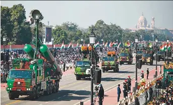 India shows military might and diversity at Republic Day parade - PressReader