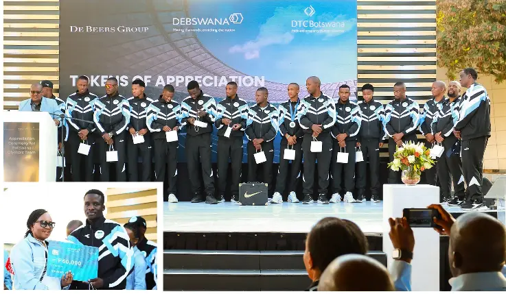 Debswana gifts Team Botswana - PressReader