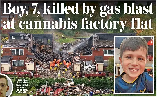 Boy, 7, killed by gas blast at cannabis factory flat - PressReader