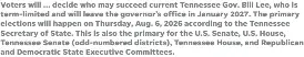 Who is running for Tennessee governor in 2026? - PressReader