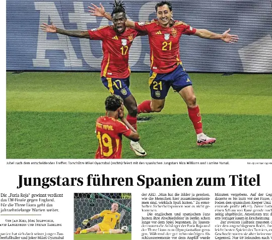 Jungstars führen Spanien zum Titel - PressReader