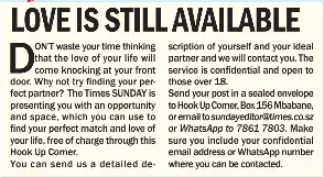 LOVE IS STILL AVAILABLE - PressReader