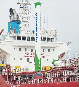 Netherland­s tanker sets sail with the help of wind - PressReader