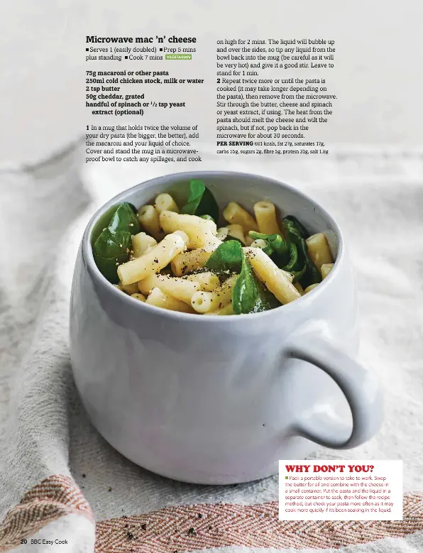 Microwave mac ’n’ cheese - PressReader