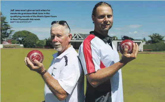 Bowls tournament will pit grandfathe­r against grandson - PressReader