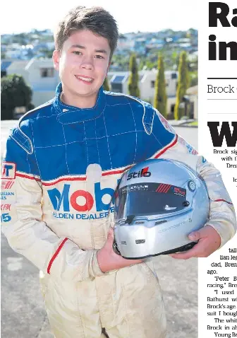 Racing kid grows into legend’s gear - PressReader