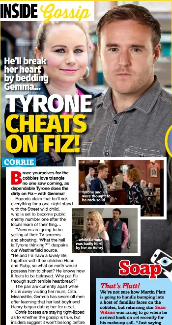 TYRONE CHEATS ON FIZ! - PressReader