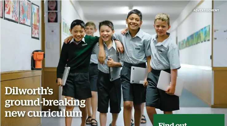 Dilworth’s ground-breaking new curriculum - PressReader