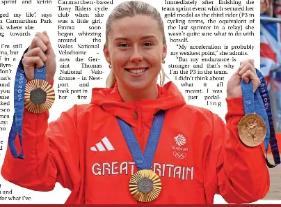 How track star went from little pink bike to Olympic champ as she conquered the world - PressReader