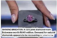 Hopes glimmer as US diamond demand warms up - PressReader