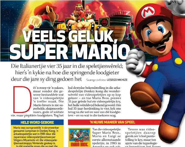 VEELS GELUK, SUPER MARIO - PressReader