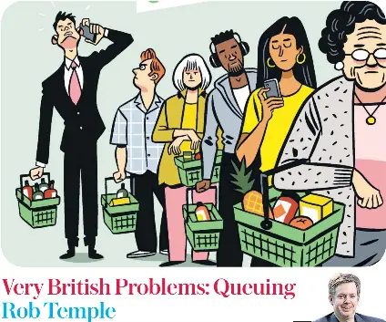 Very British Problems: Queuing Rob Temple Is the chap next to you in ...