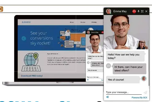 3CX Live Chat: from text messages to voice calls - PressReader
