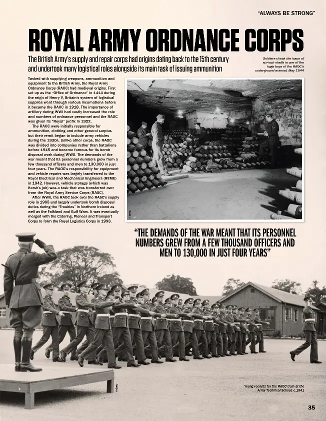 ROYAL ARMY ORDNANCE CORPS - PressReader