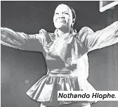 Nothando Hlophe unveils ‘Sthumela Wena’ - PressReader