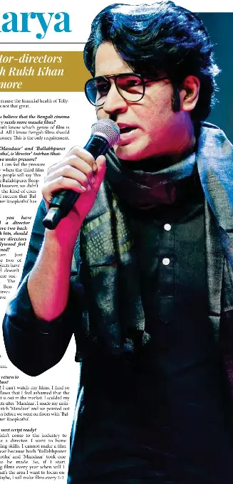 Positive about Dev playing Byomkesh: Anirban Bhattachar­ya - PressReader