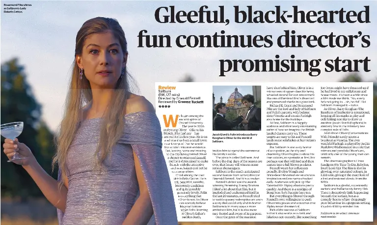 Gleeful, black-hearted fun continues director’s promising start - PressReader