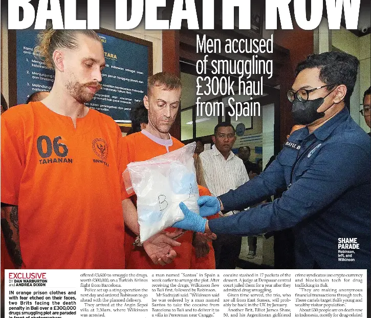 ‘DRUG’ BRITS ON BALI DEATH ROW - PressReader