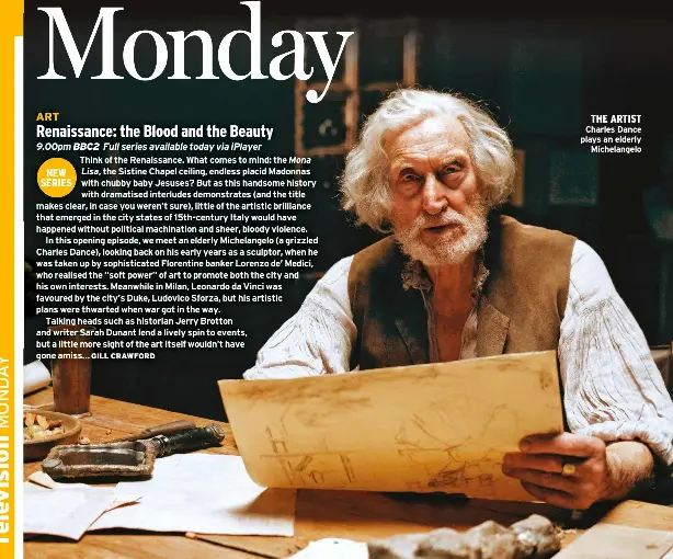 Renaissanc­e: the Blood and the Beauty EastEnders - PressReader