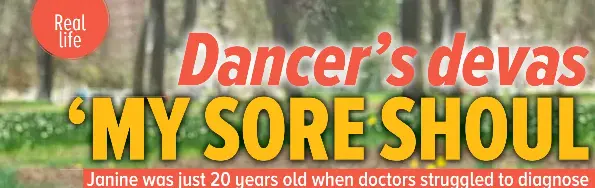 ‘MY SORE SHOULDER WAS CANCER’ - PressReader