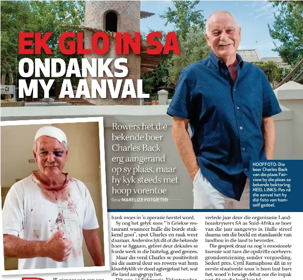 ‘EK BLY HOOP OP HARMONIE’ – CHARLES BACK - PressReader