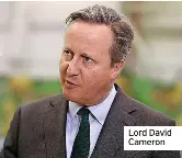 Cameron to show support for ‘valued’ Falkland Isles - PressReader