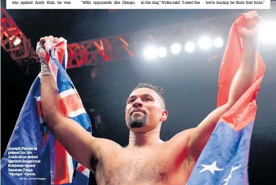 Parker prepares to rebuild momentum in double act - PressReader