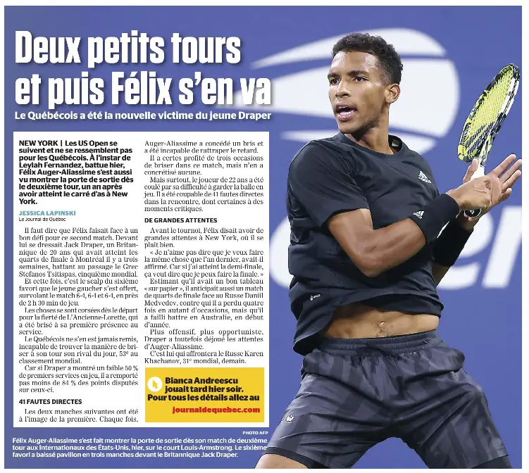 Deux petits tours et puis Félix s’en va - PressReader