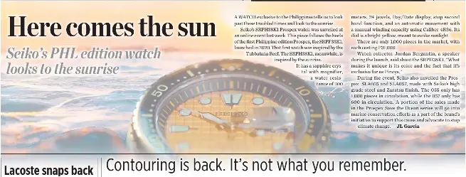 Here comes the sun - PressReader