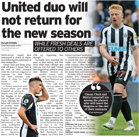 United duo will not return for the new season - PressReader