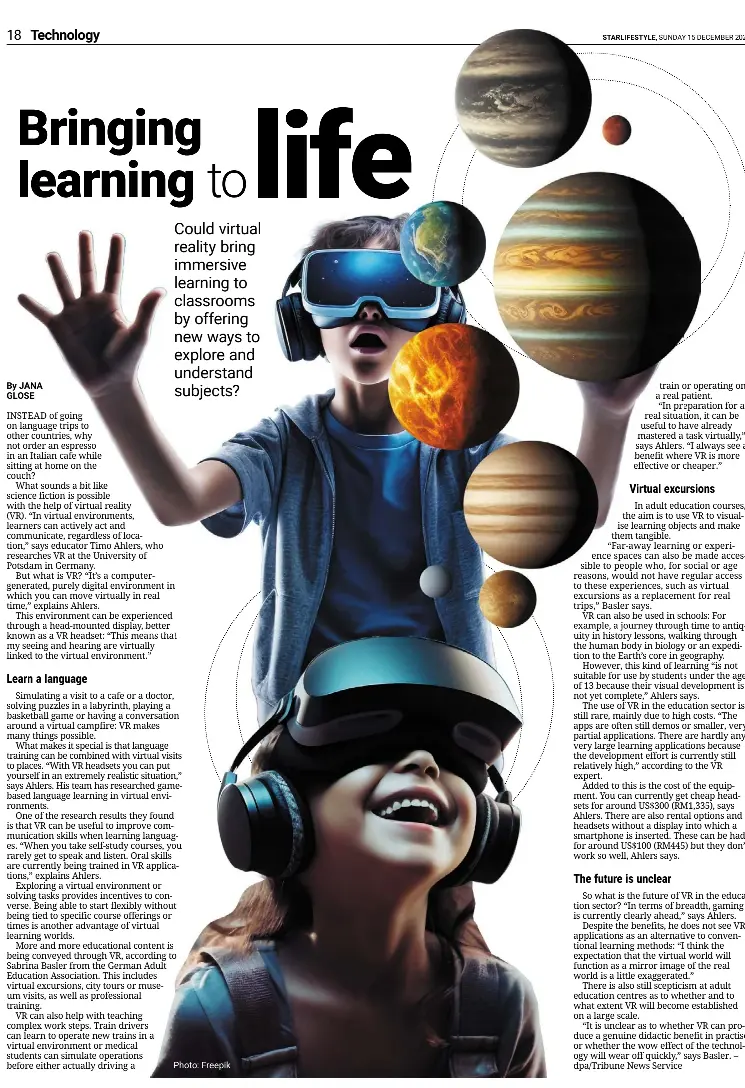 Bringing learning to life - PressReader