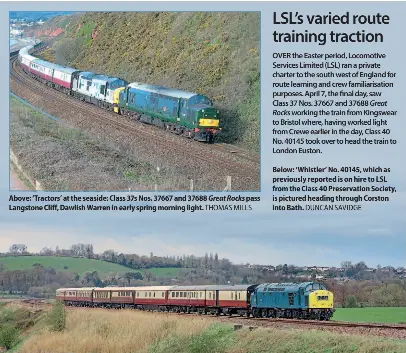LSL’s varied route training traction - PressReader