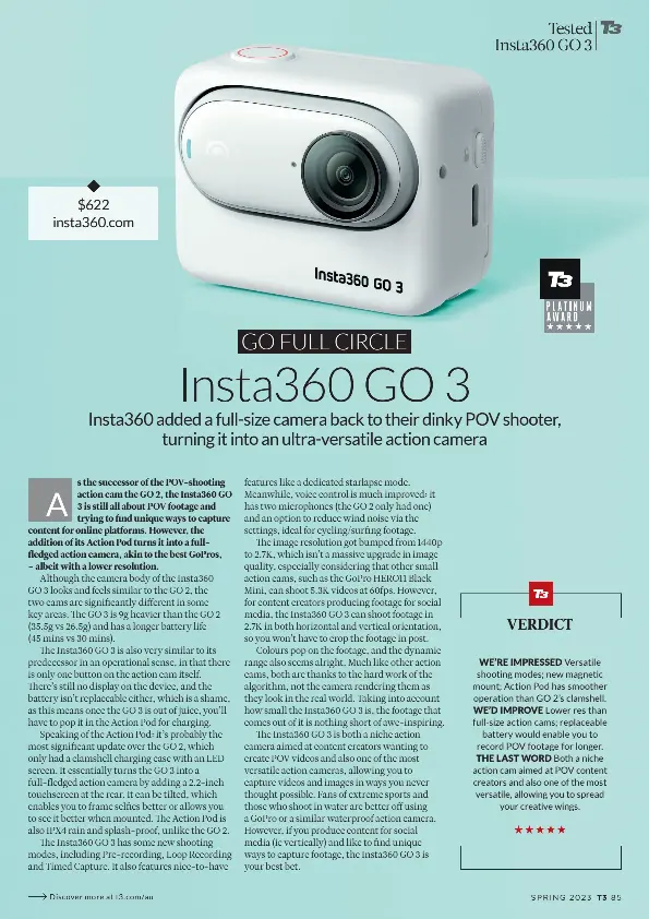 Insta360 GO 3 - PressReader