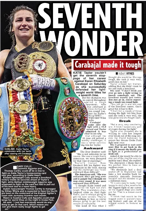 Katie: Croker fight would make history - PressReader